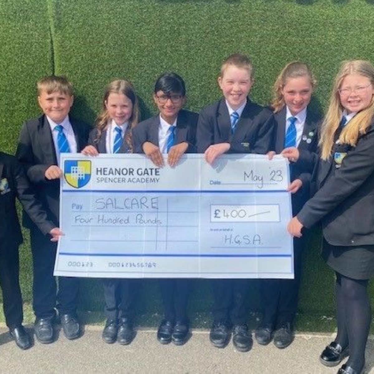 Spencer Academies Trust - Heanor Gate Spencer Academy students raise £ ...